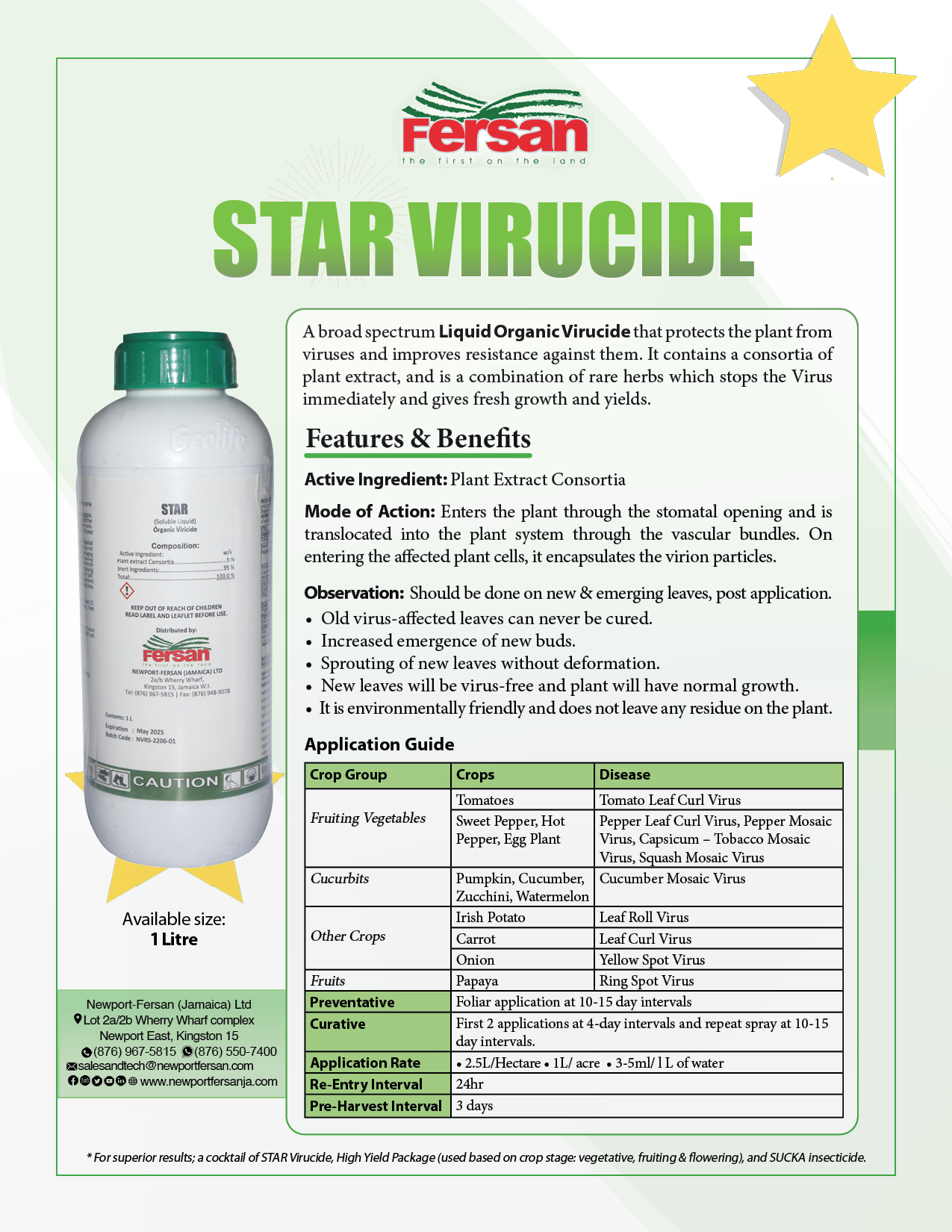 STAR Virucide: Newport-Fersan’s response to Plant Viruses – Newport ...