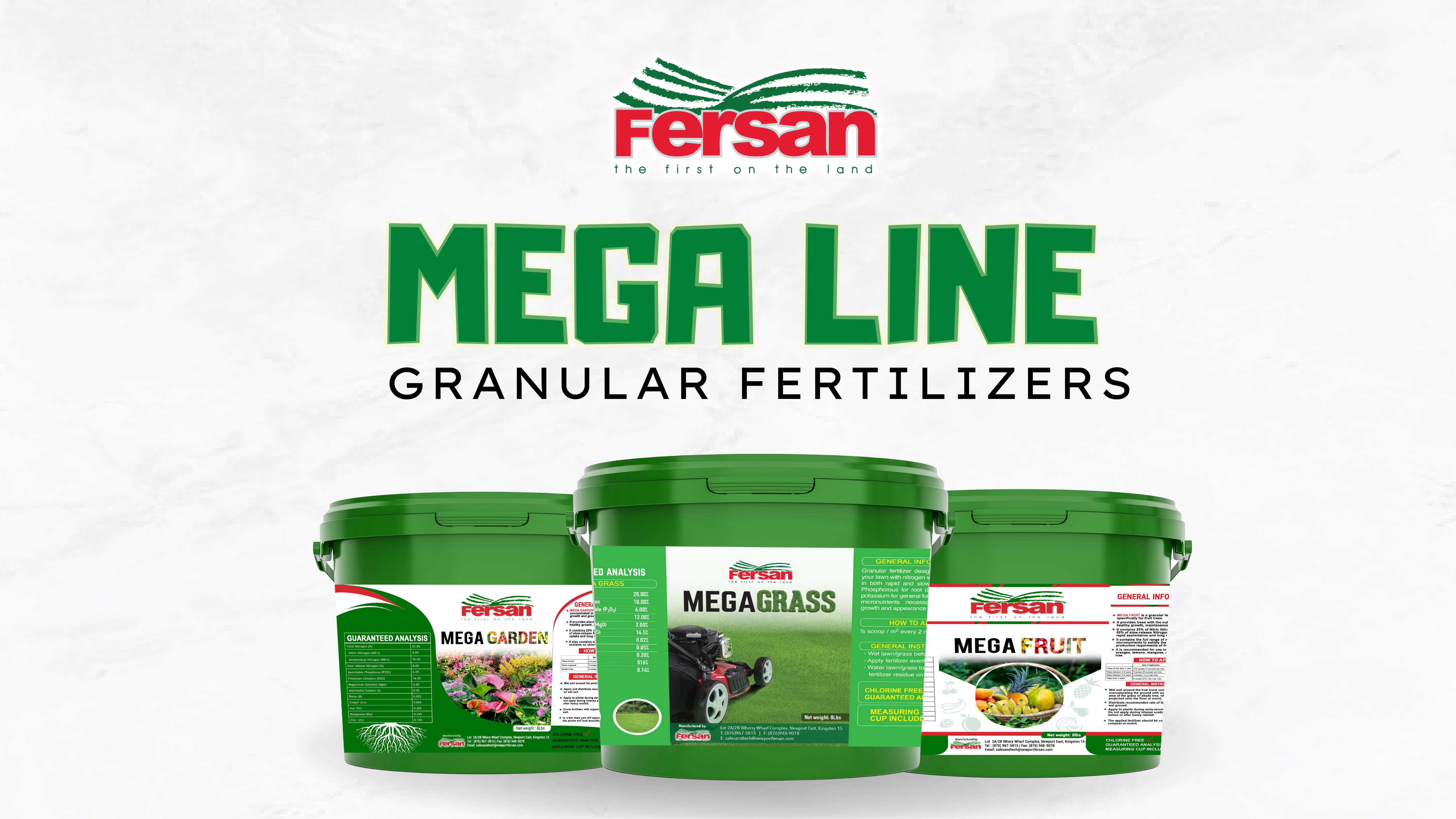 Mega Line of Fertilizers – Newport-Fersan (Jamaica) Limited