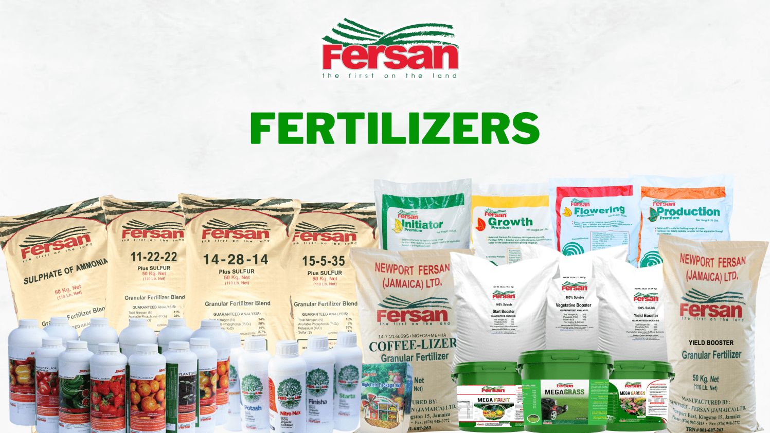 Fertilizers – Newport-Fersan (Jamaica) Limited