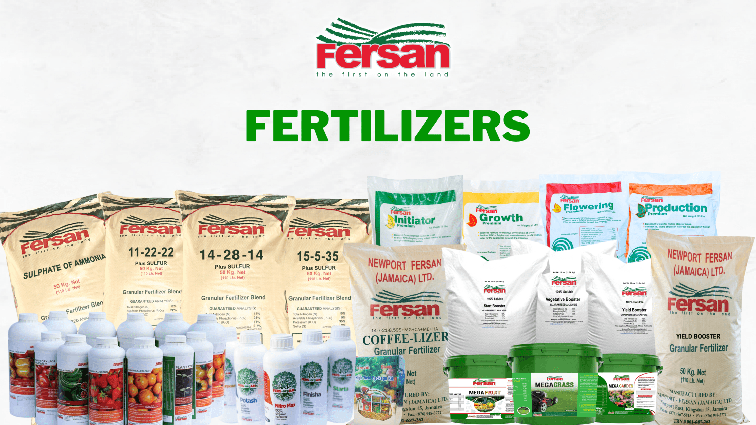 Fertilizers – Newport-Fersan (Jamaica) Limited